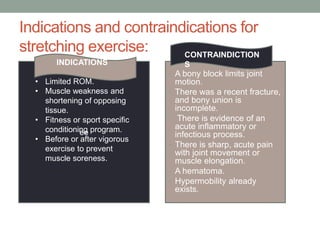 Stretching for impaired mobility chap 4 lec 1 | PPTX