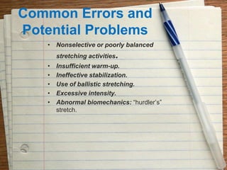Stretching lec 3 | PPT