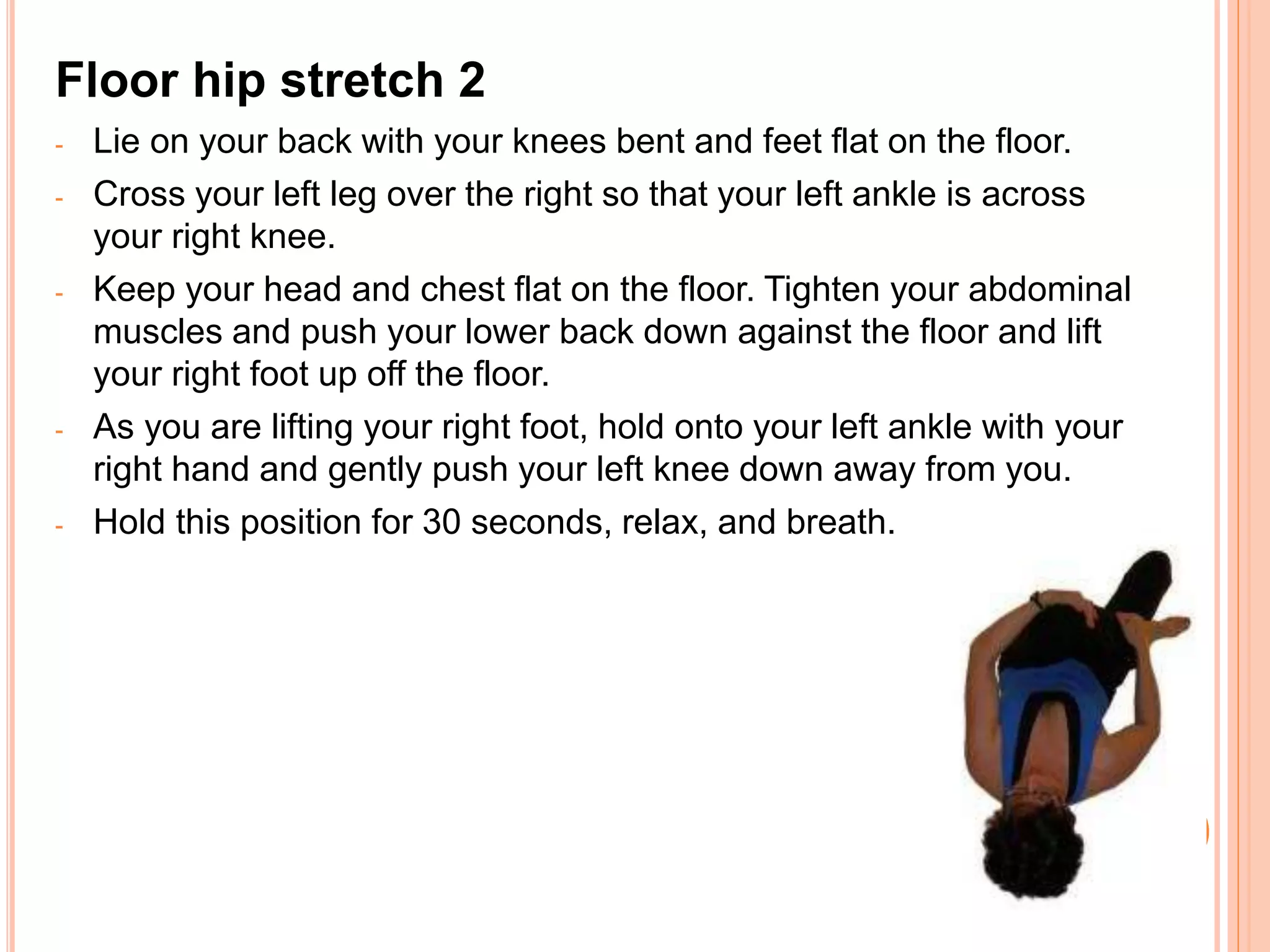 Stretching of hip joint muscles | PPTX