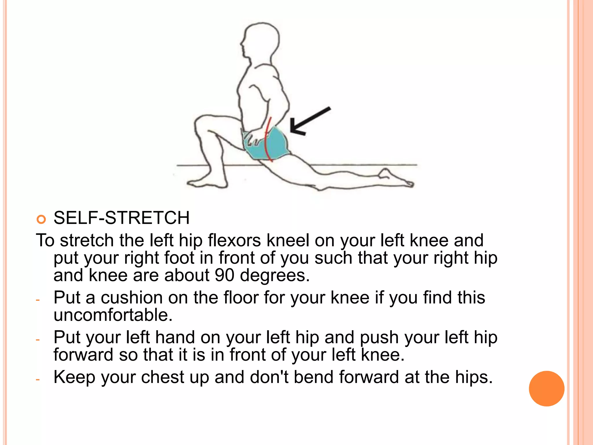 Stretching of hip joint muscles | PPTX
