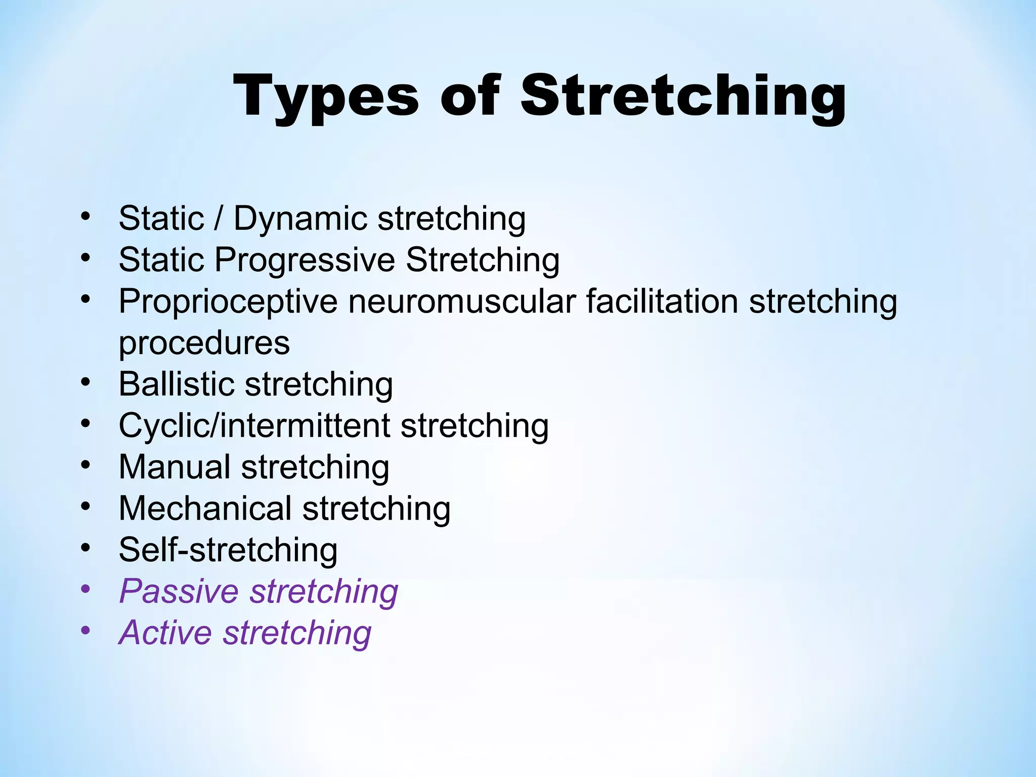 Stretching Exercises | PPT