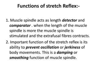 Stretch reflex 1 Internal ear 1 by P.R.Desai Prof & HOD Physiology ...