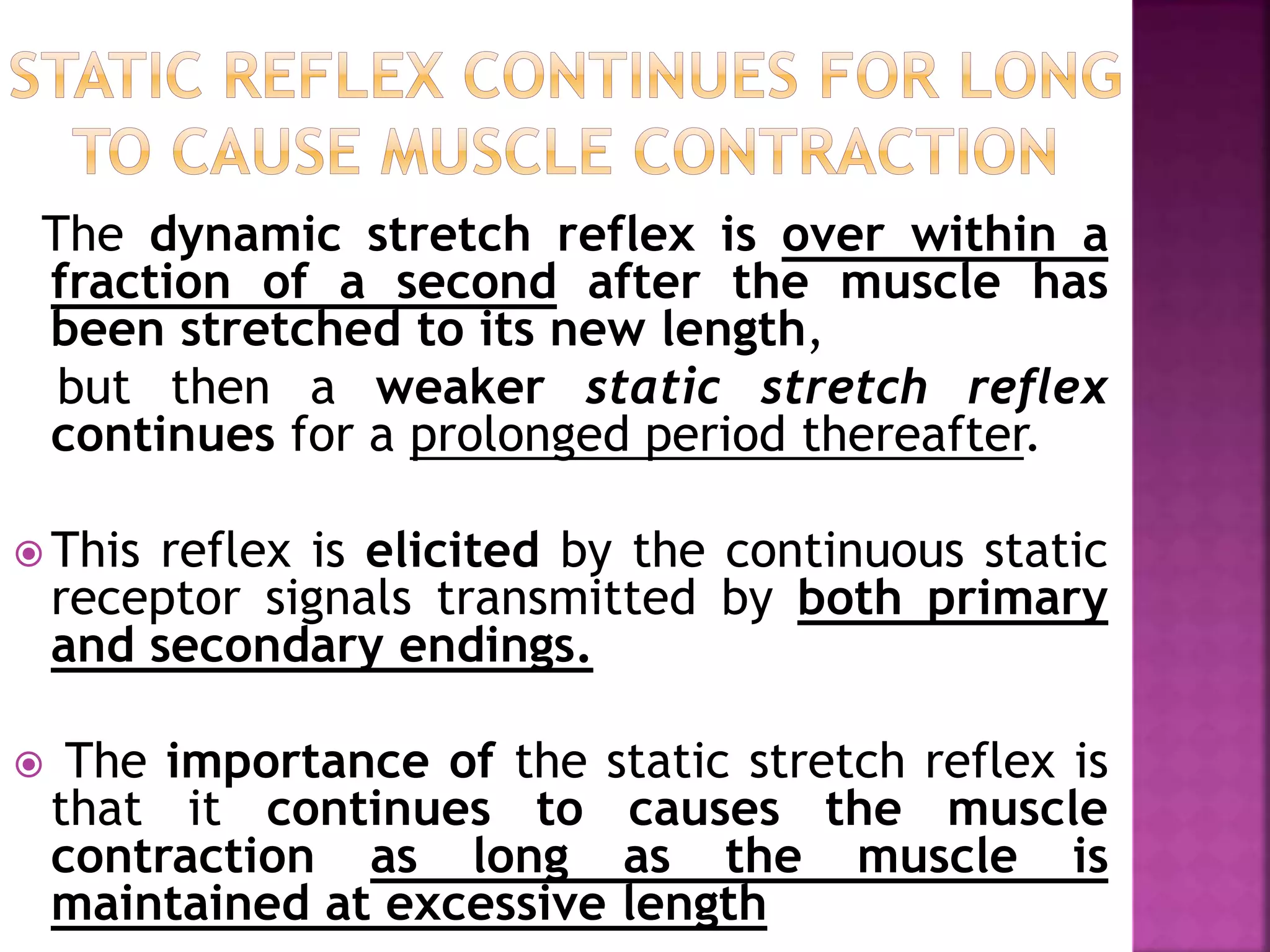 Stretch reflex | PPTX | Brain and Nervous System Disorders | Diseases ...