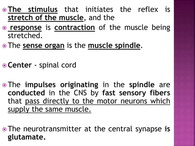 Stretch reflex | PPTX | Brain and Nervous System Disorders | Diseases ...