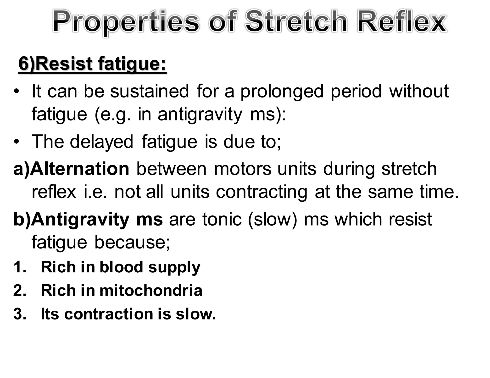 stretch reflex and its principal in spinal cord injury | PDF