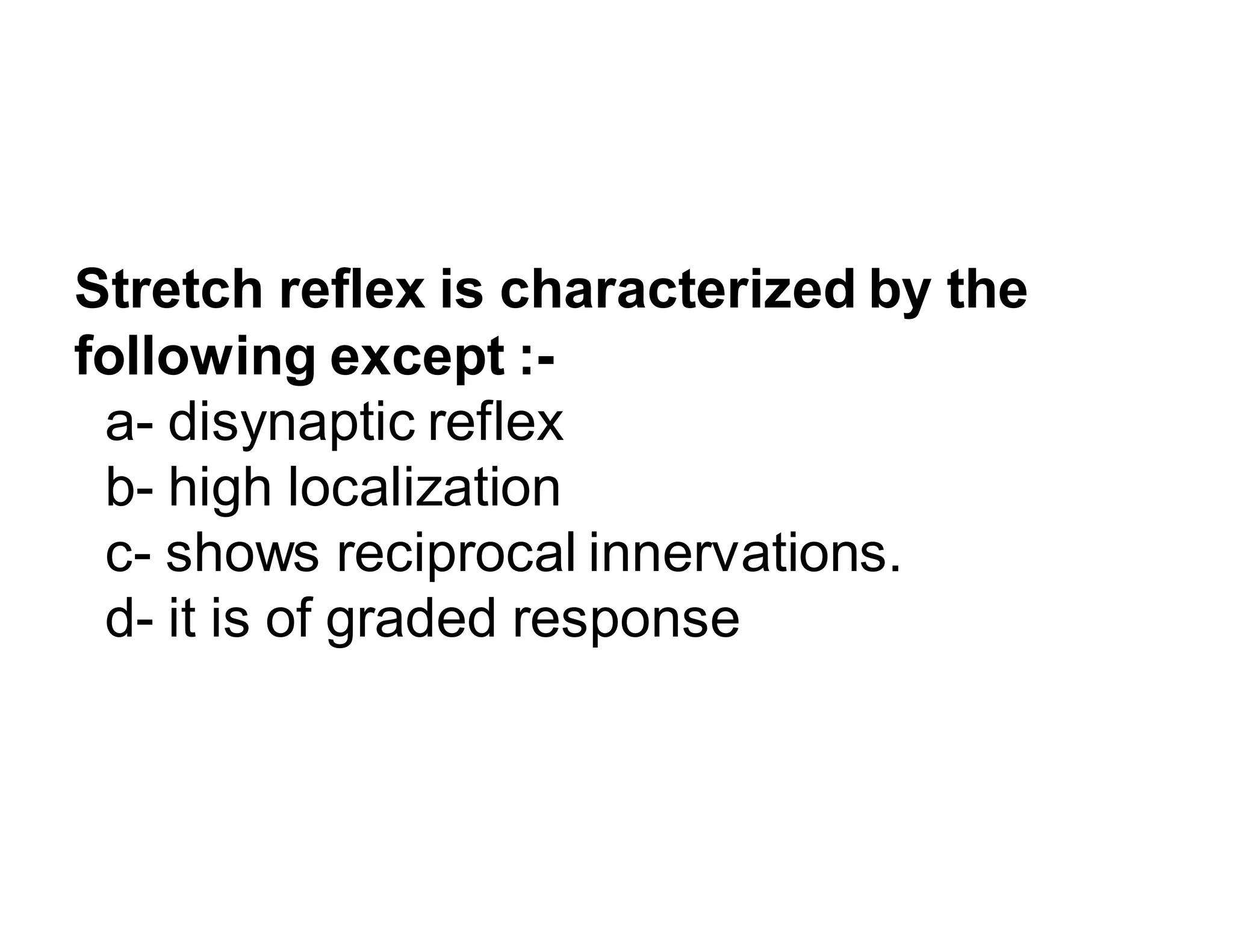 stretch reflex and its principal in spinal cord injury | PPT