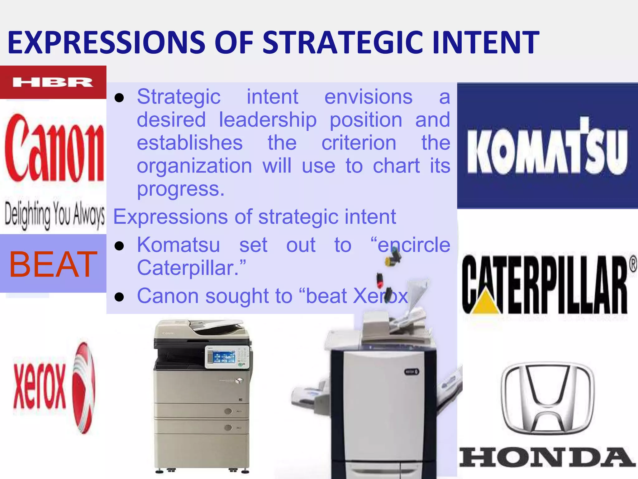 Stretegic intent final@ppt | PPTX