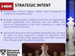 Stretegic intent final@ppt | PPTX