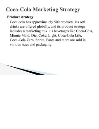 Coca Cola Branding Strategy and strategic marketing plan | PDF