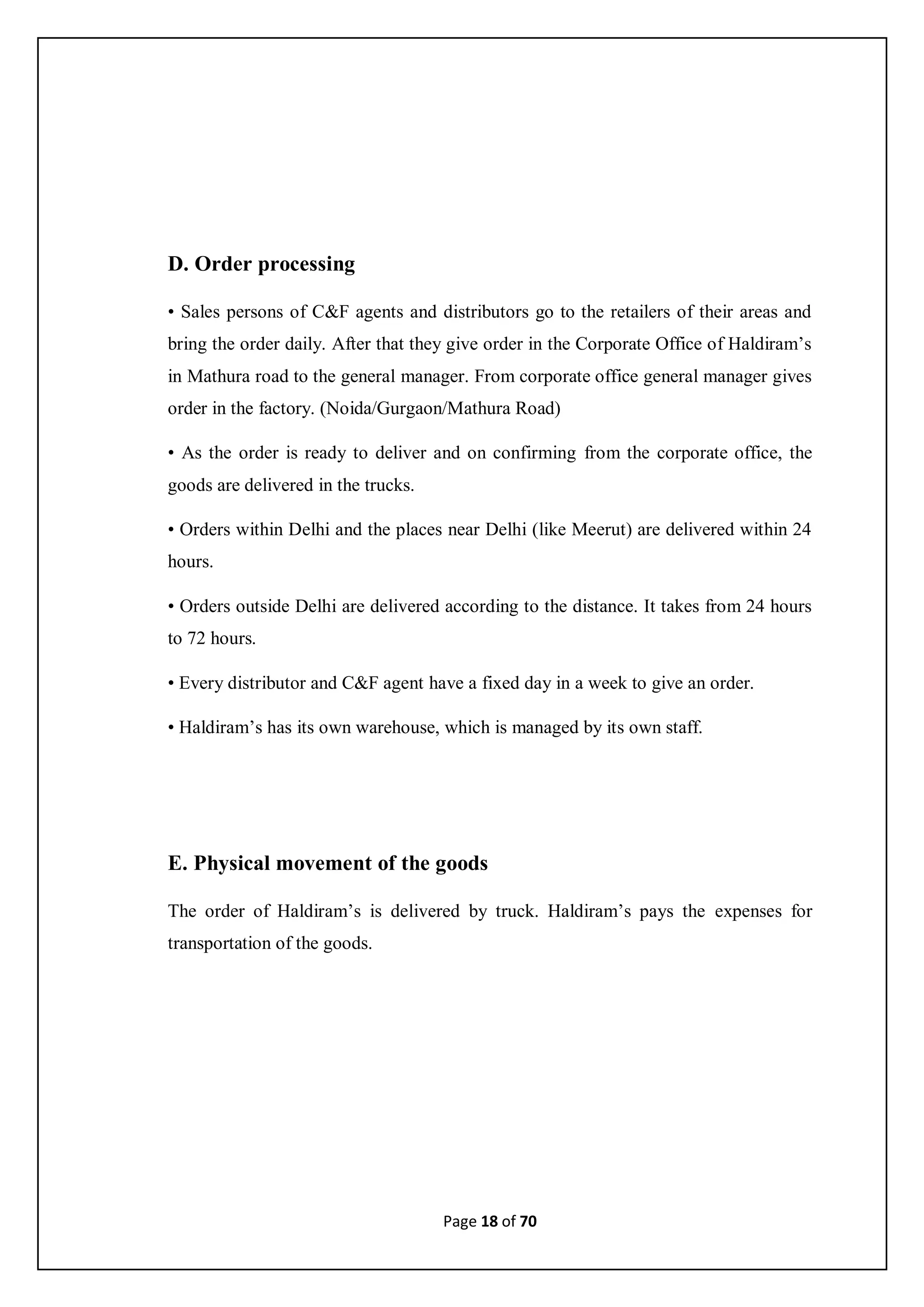 Bba project report final year | PDF