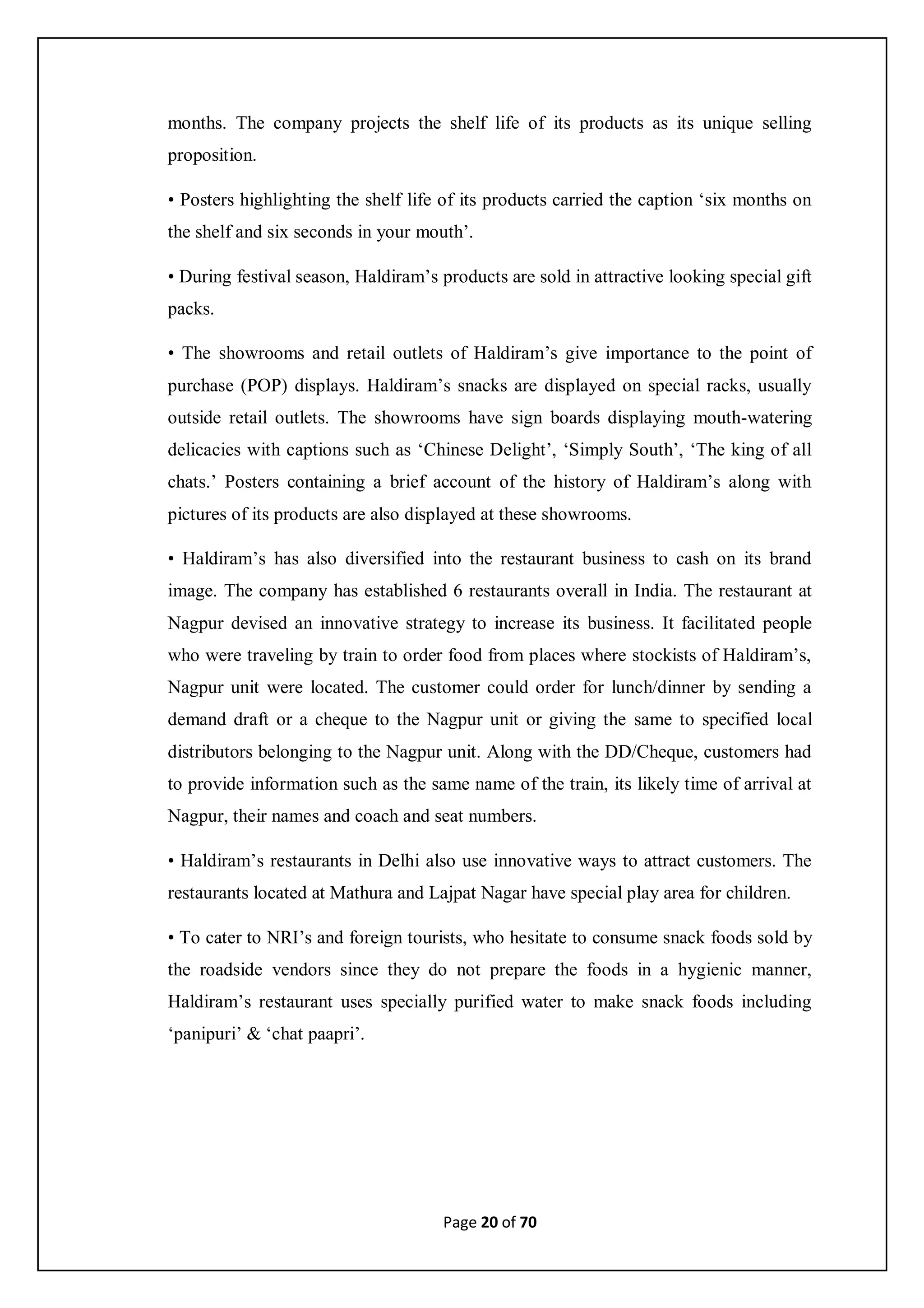 Bba project report final year | PDF