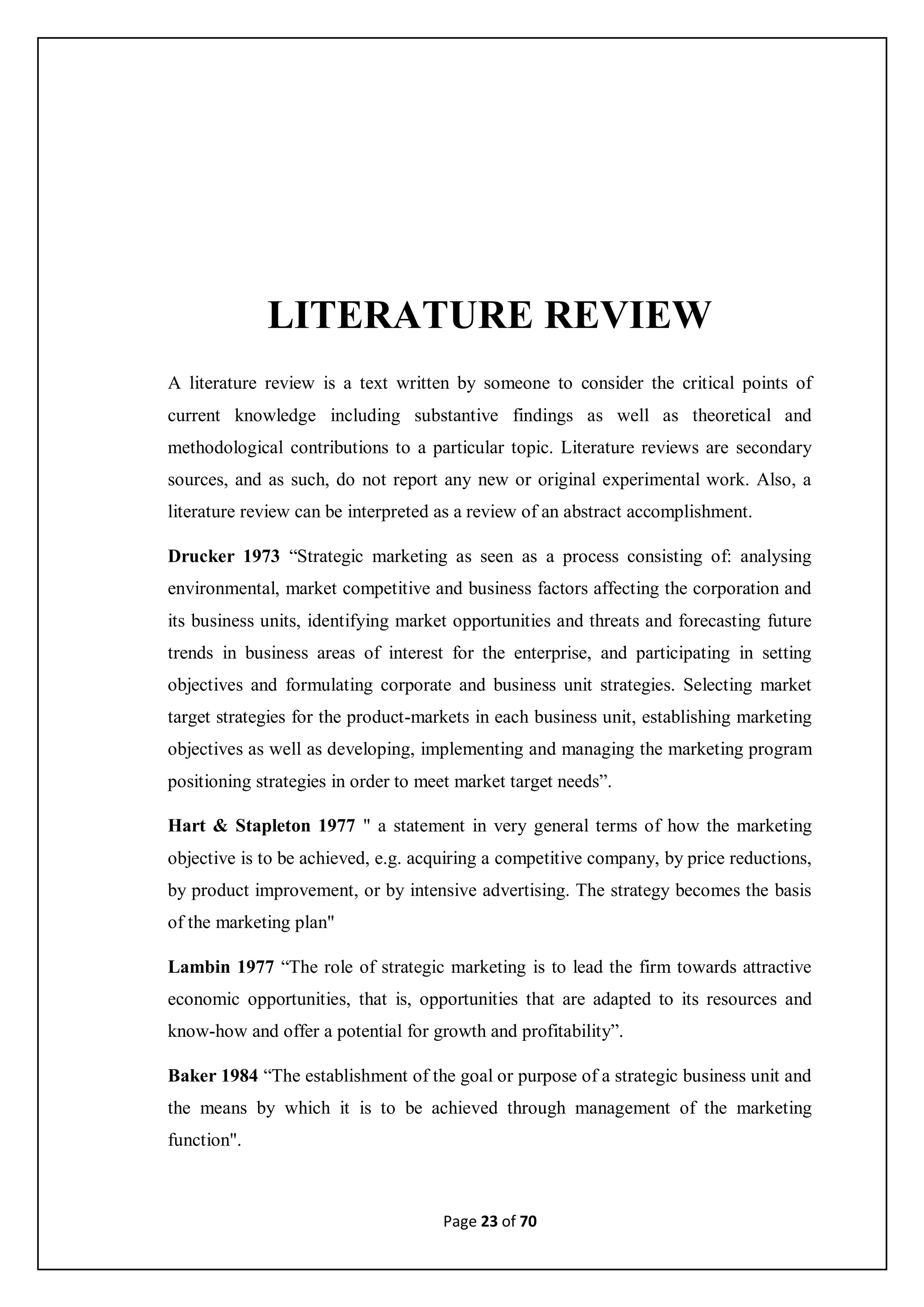 Bba project report final year | PDF