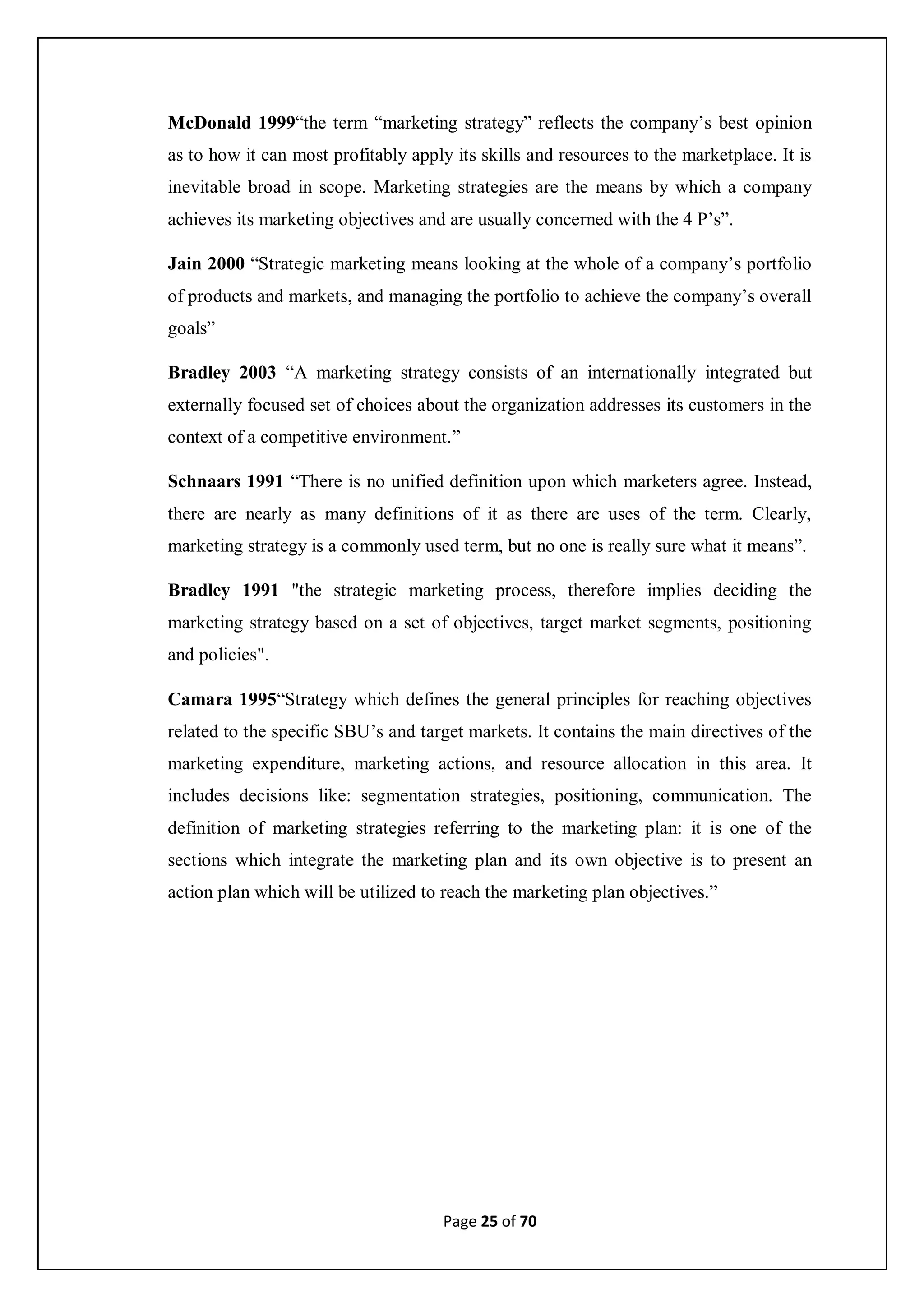 Bba project report final year | PDF