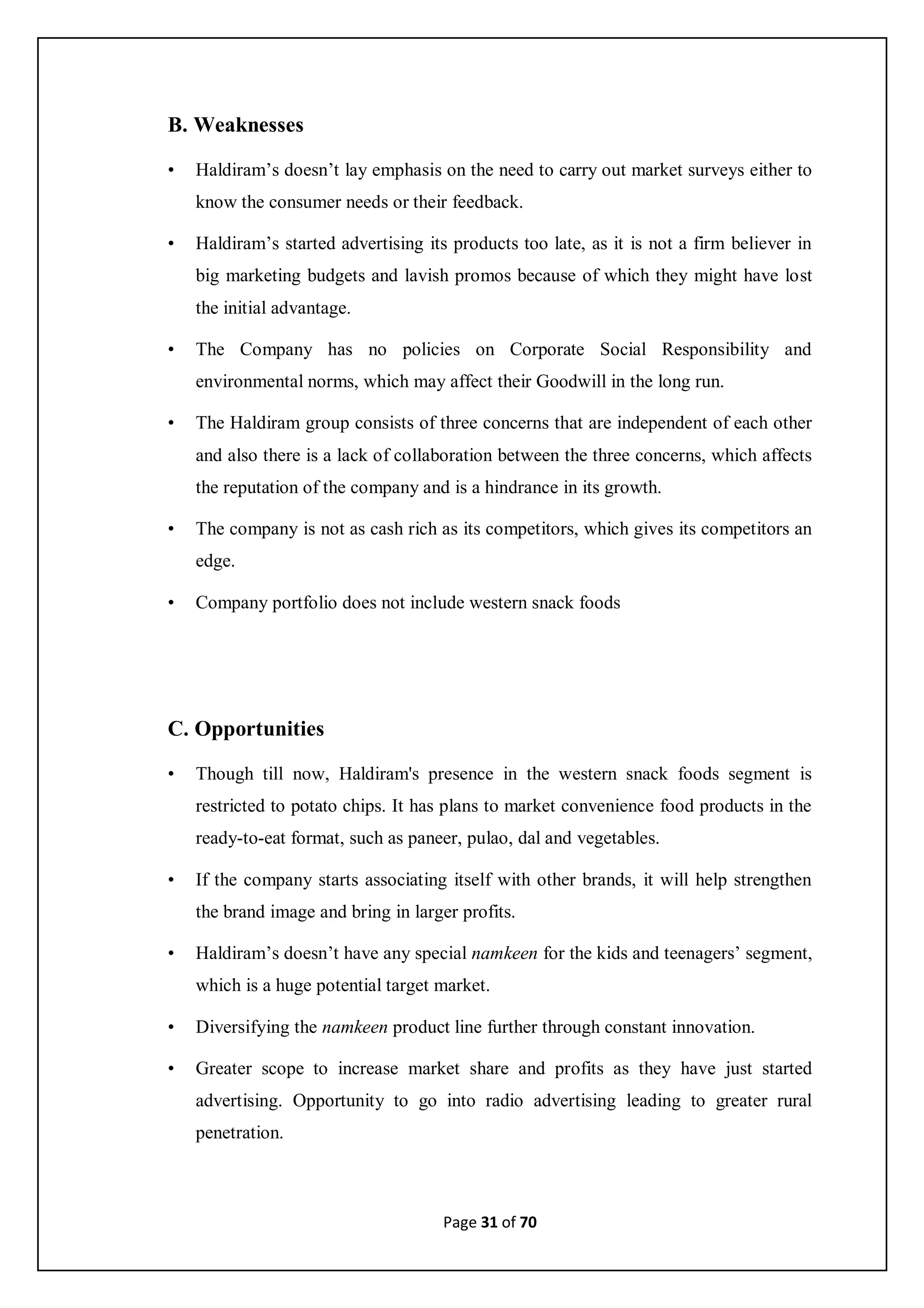 Bba project report final year | PDF