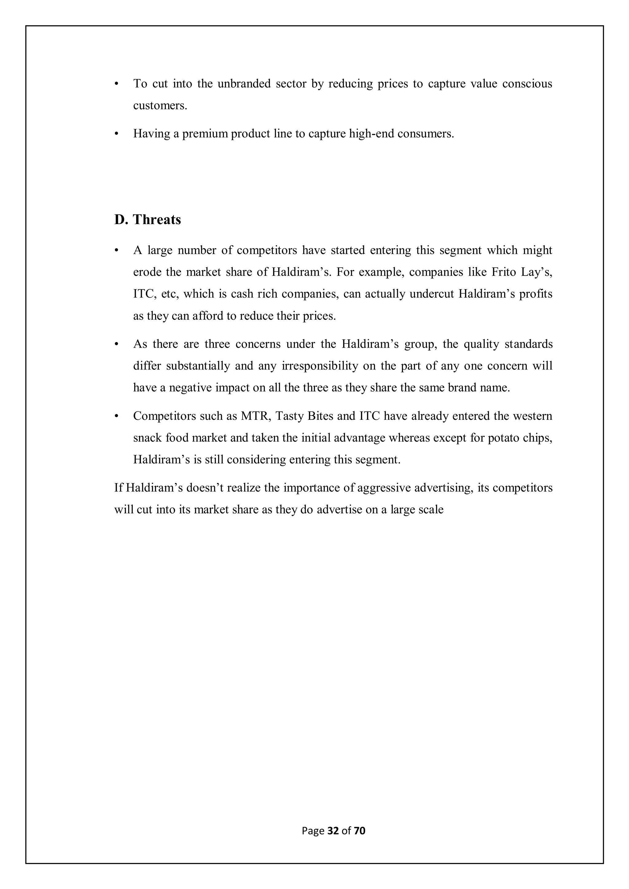 Bba project report final year | PDF