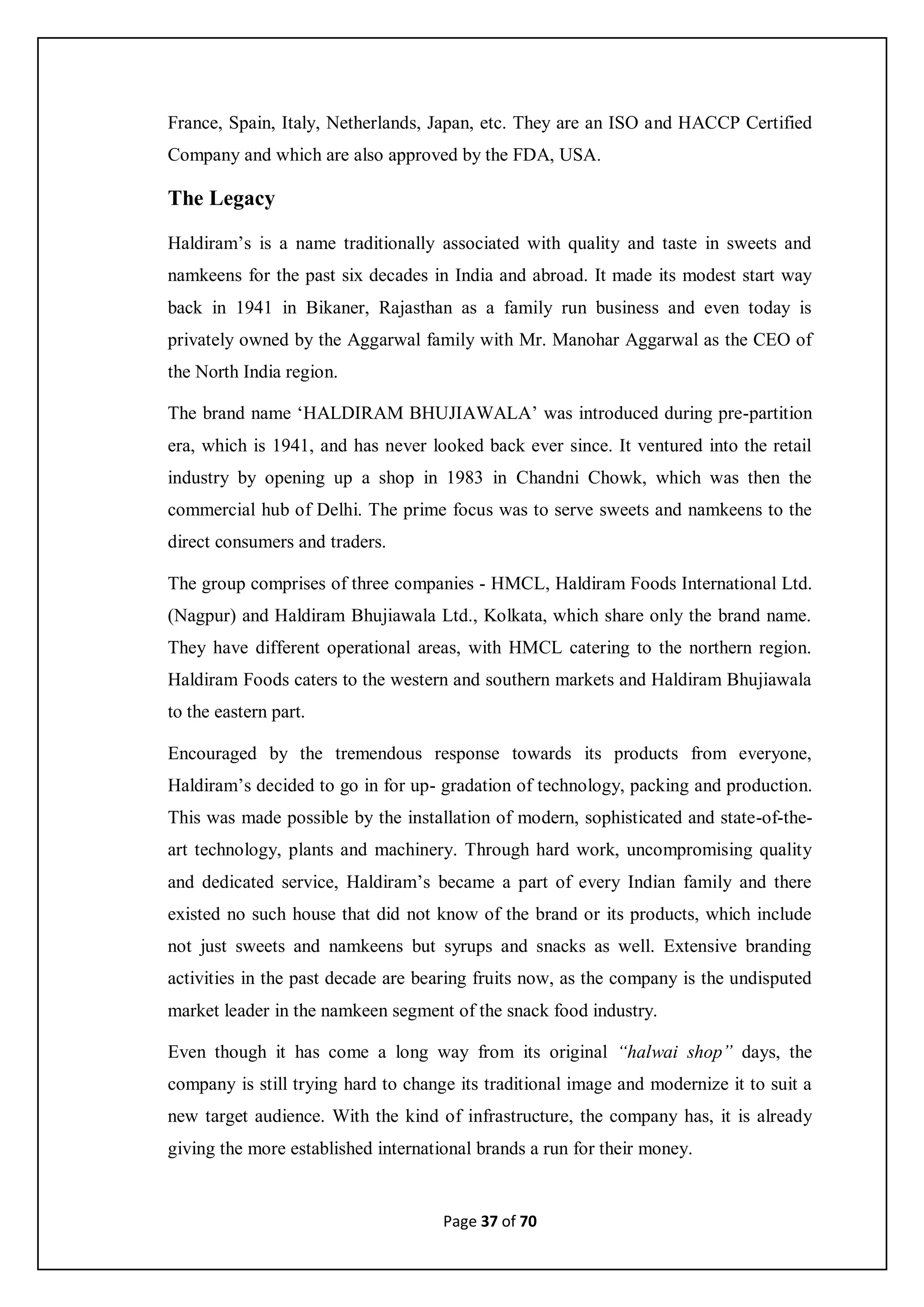 Bba project report final year | PDF