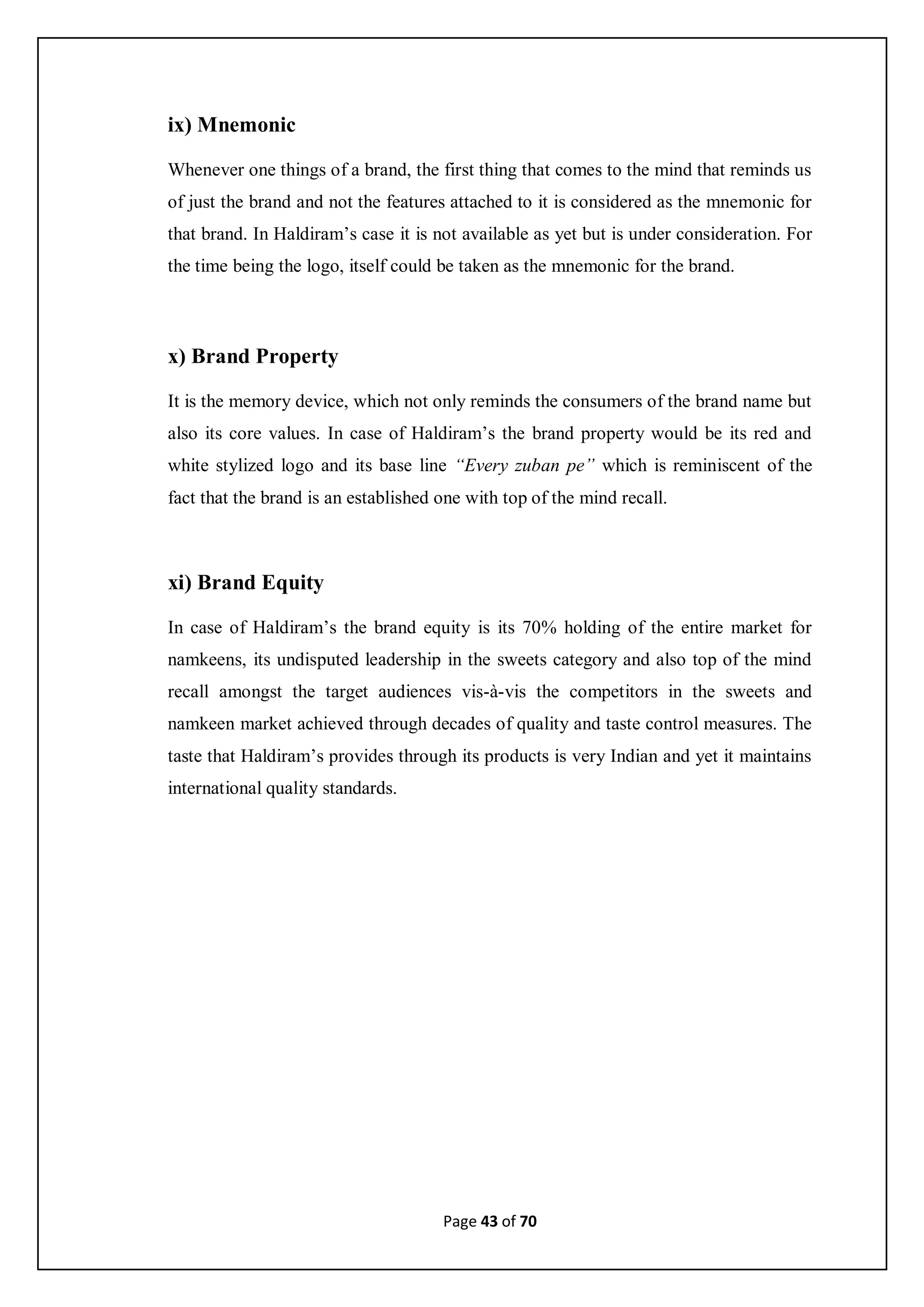 Bba project report final year | PDF
