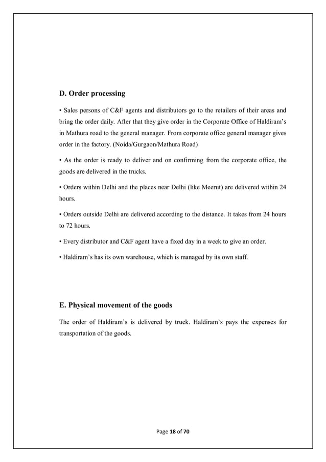 Bba project report final year | PDF