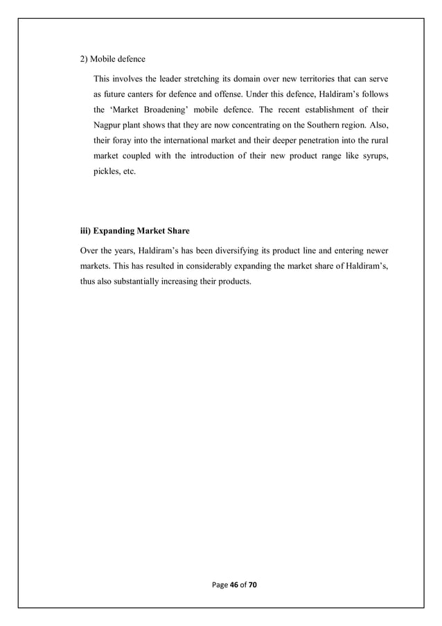 Bba project report final year | PDF