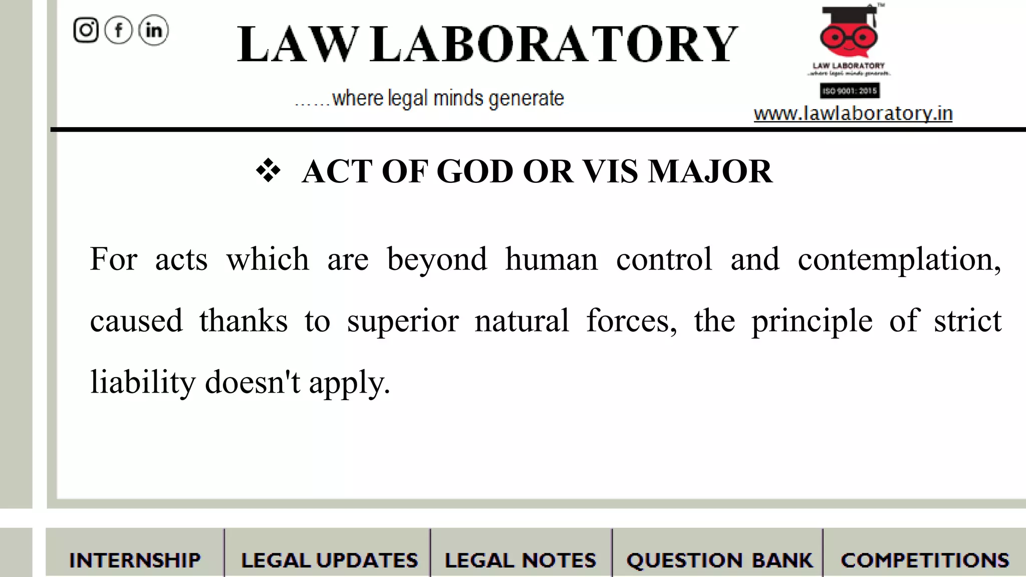 Strict & Absolute Liability | PPTX