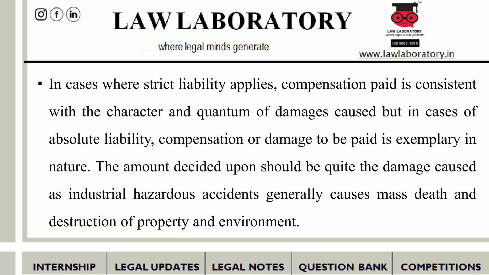 Strict & Absolute Liability | PPTX