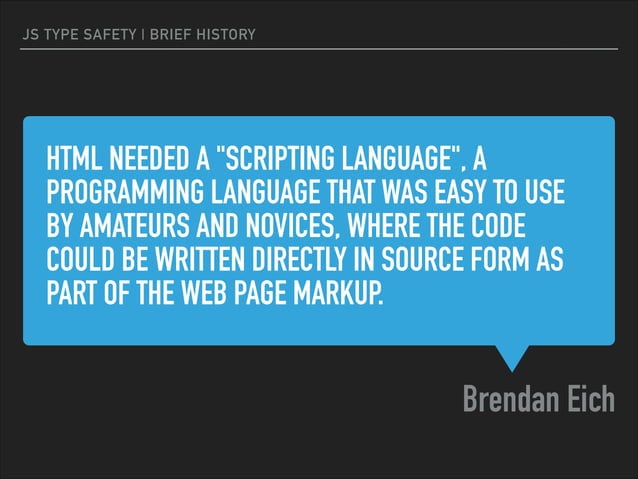 Helen Zhukova "JS static typing. What and why." | PPT