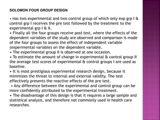 Research design: Design of Experiment | PPTX