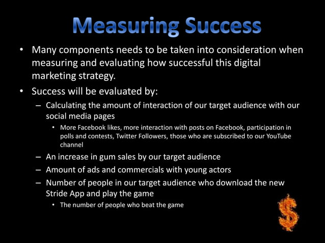 Stride Gum Digital Marketing Strategy | PPT | Free Download