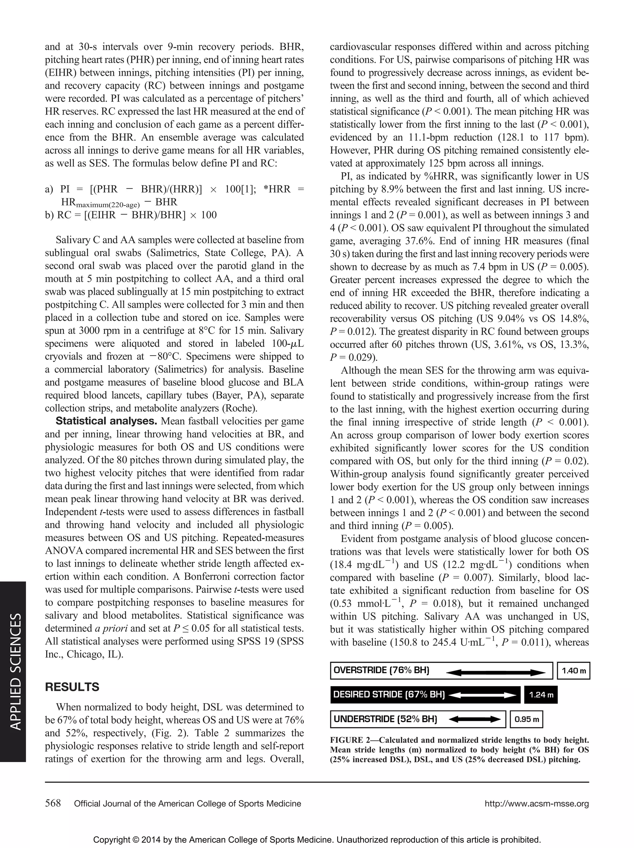 Stride length for mlb pitchers march 2014 | PDF