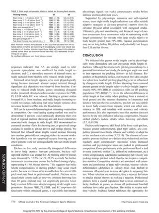 Stride length for mlb pitchers march 2014 | PDF