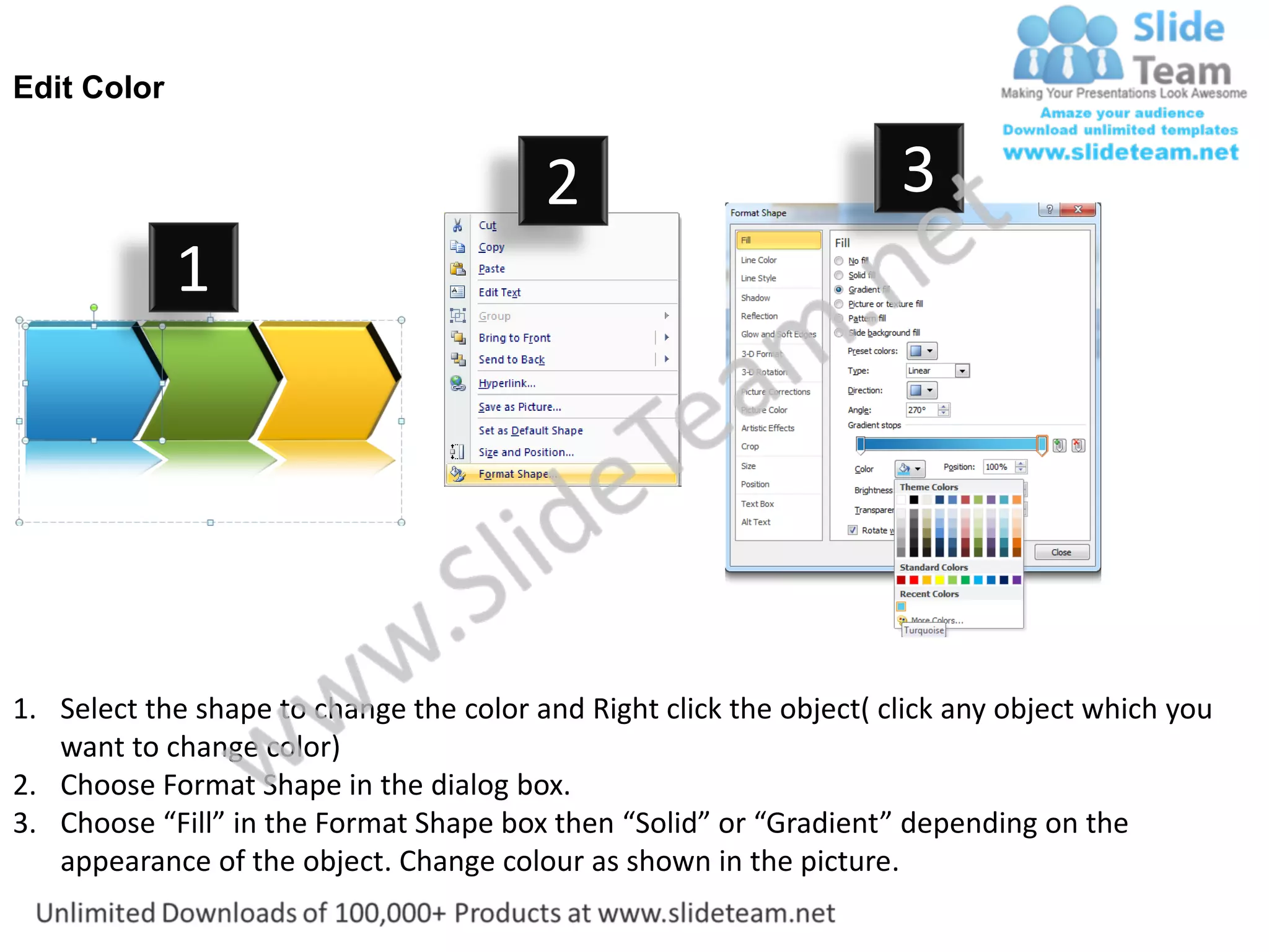 Strides and steps 3 stages powerpoint templates 0712 | PDF