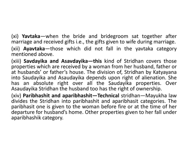 stridhan.pptx and the stridhan hustory of | PPT