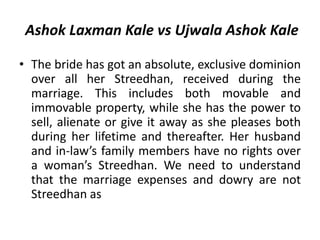 stridhan.pptx and the stridhan hustory of | PPT