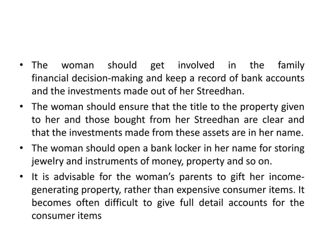 stridhan.pptx and the stridhan hustory of | PPT