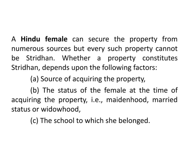 stridhan.pptx and the stridhan hustory of | PPT
