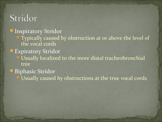 Stridor Presentation | PPT