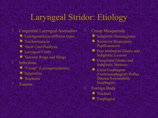 Stridor Presentation | PPT