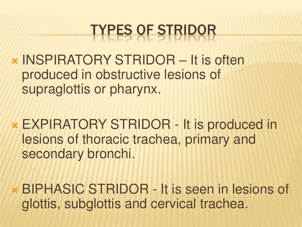 Stridor