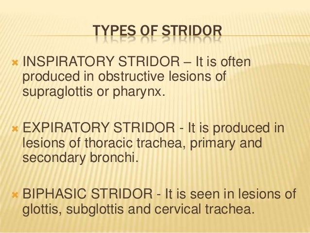 Stridor