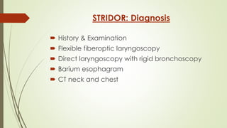 Stridor In Children | PPTX