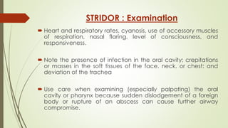 Stridor In Children | PPTX