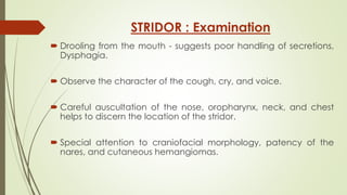 Stridor In Children | PPTX