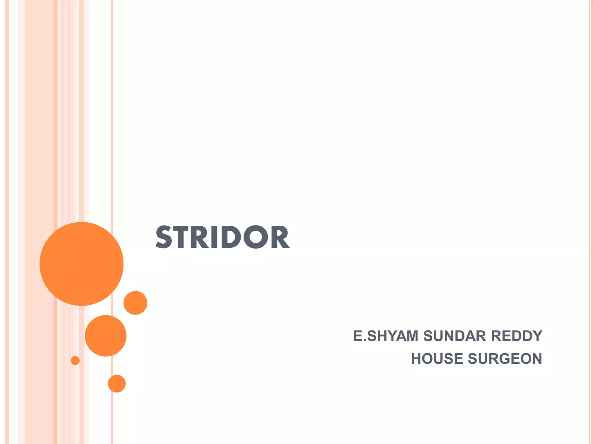 Stridor | PPTX