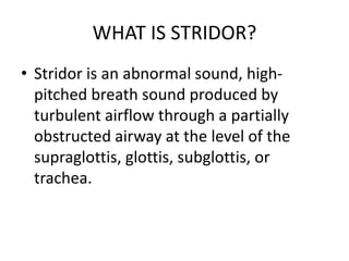 STRIDOR .pptx