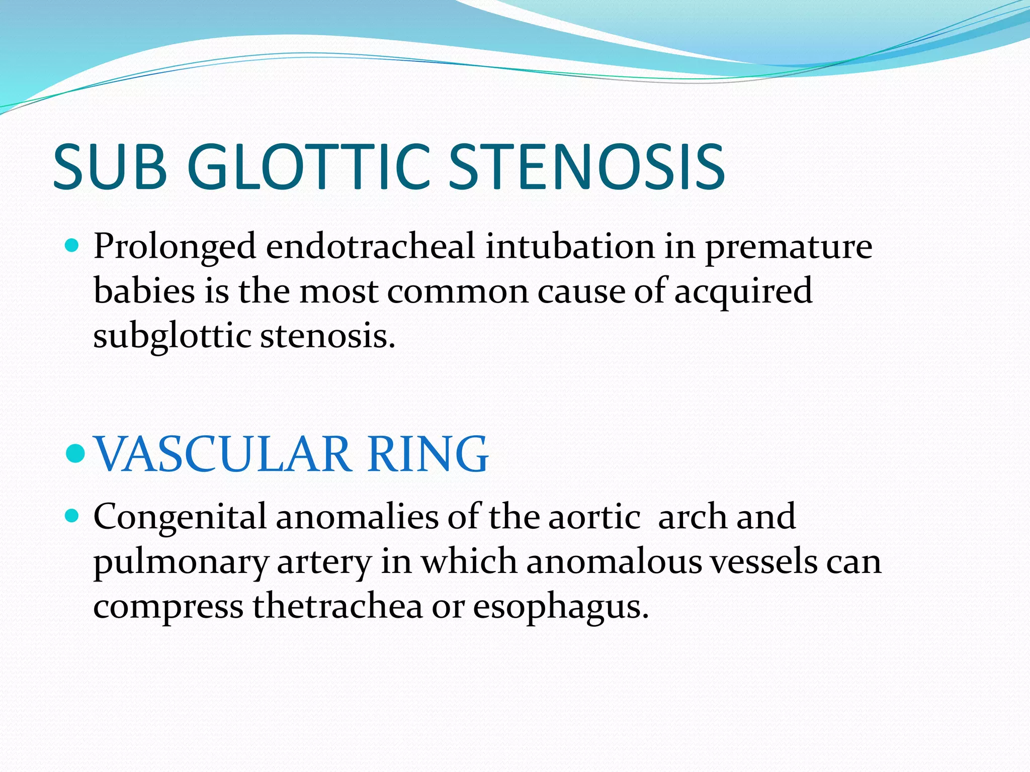 Stridor and drooling in infants and children | PPTX