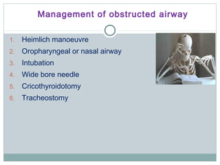Stridor and management of obstructed airway | PPT | Air Travel | Travel ...