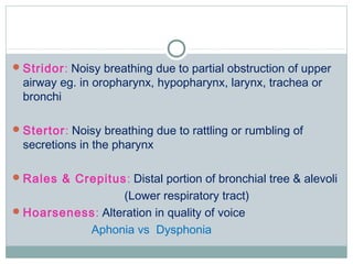 Stridor and management of obstructed airway | PPT