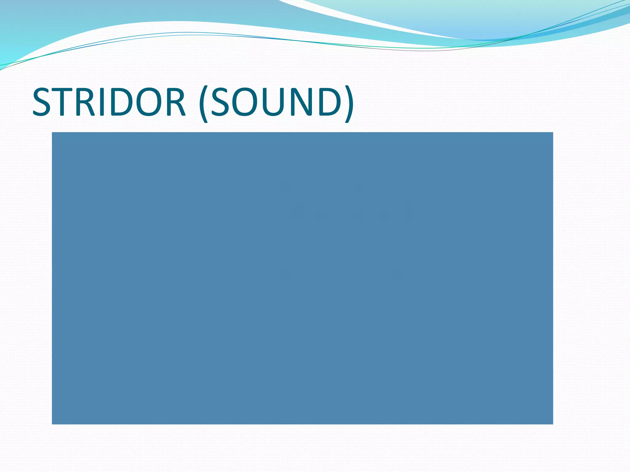 Stridor In Vocal Cord Palsy | PPTX