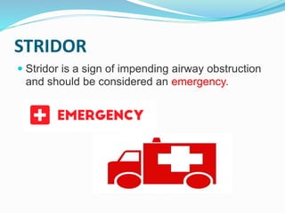 Stridor In Vocal Cord Palsy | PPT