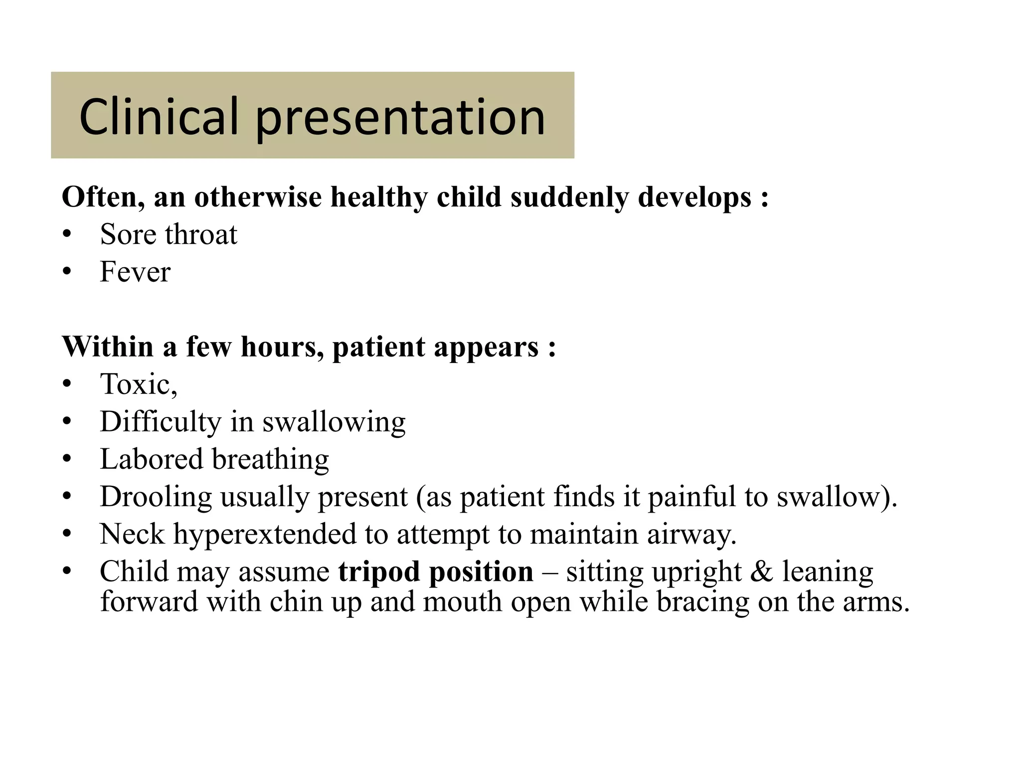 An approach to a case of Paediatric Stridor | PPTX